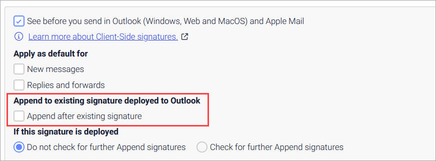 How to apply multiple signatures to the same email – Exclaimer Knowledge Base